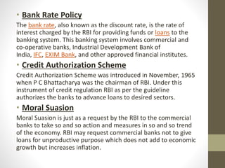 Monetary policy in india | PPTX