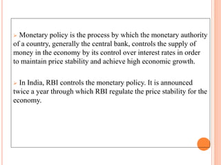 MONETARY POLICY OF RBI.pptx