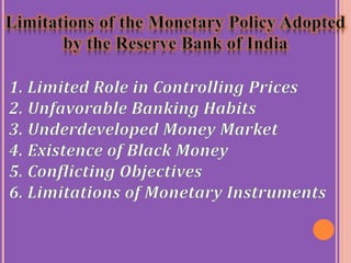 Monetary Policy PPT | PPTX