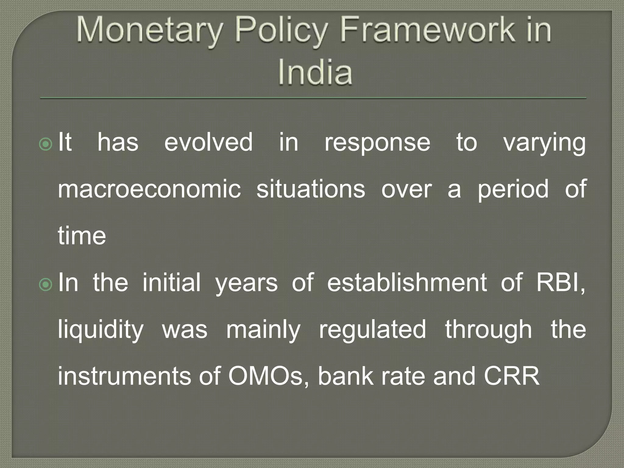 Monetary Policy Reformspptx.pptx | Business Banking & Finance | Business