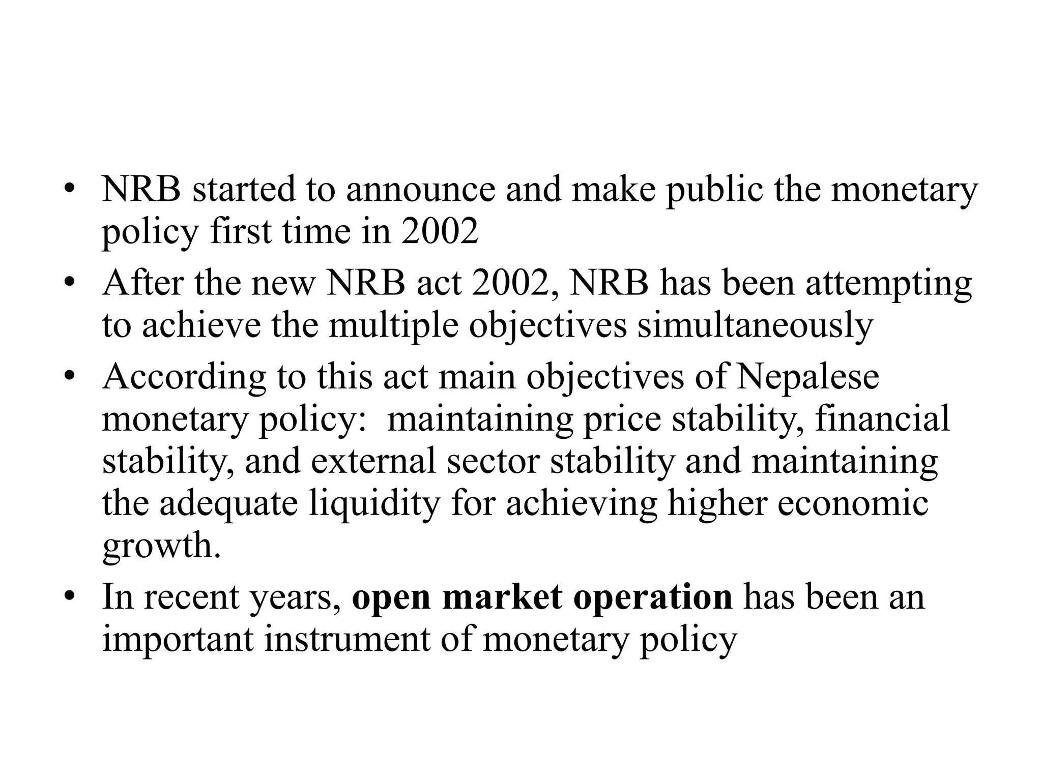 Monetary policy of Nepal | PPTX