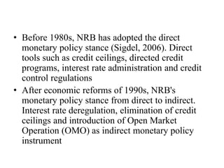 Monetary policy of Nepal | PPTX