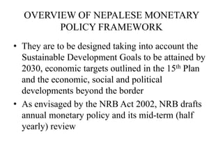 Monetary policy of Nepal | PPTX