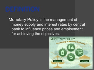 Monetary policy slide | PPT