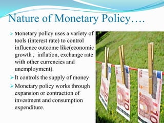 Monetary policy (theoritical) | PPT
