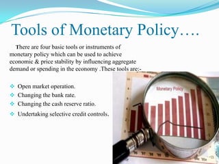 Monetary policy (theoritical) | PPT