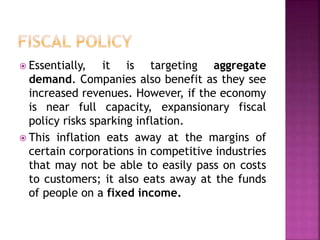 Monetary, Fiscal and Income policy – Meaning and instruments | PPTX