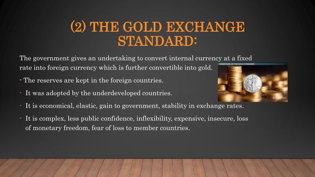 MONETARY STANDARDS.pptx | Stocks and Bonds | Personal Investing