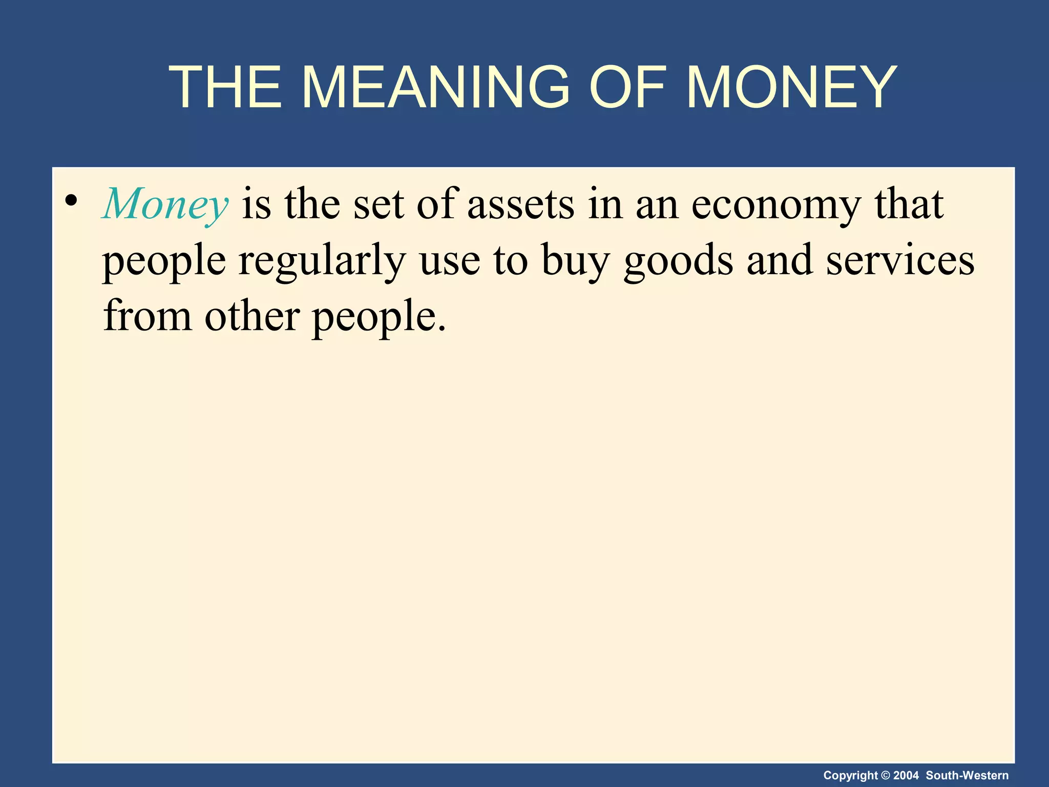 The Monetary System | PPT