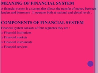 INTERATIONAL FINANCIAL SYSTEM | PPTX