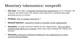 Monetary Tokenomics | PPT