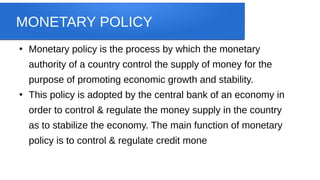 Types of Monetary poicies | PDF