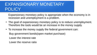 Types of Monetary poicies | PDF