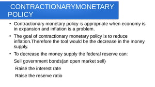 Types of Monetary poicies | PDF