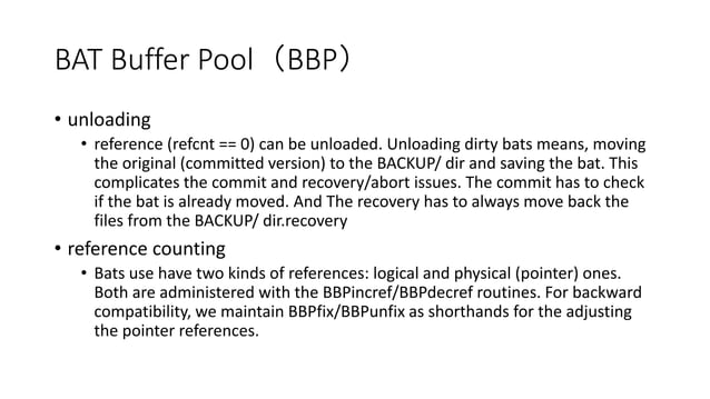 Monetdb basic bat operation | PPT