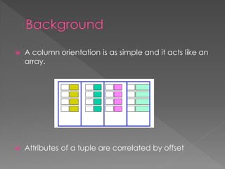MonetDB :column-store approach in database | PDF | Databases | Computer Software and Applications