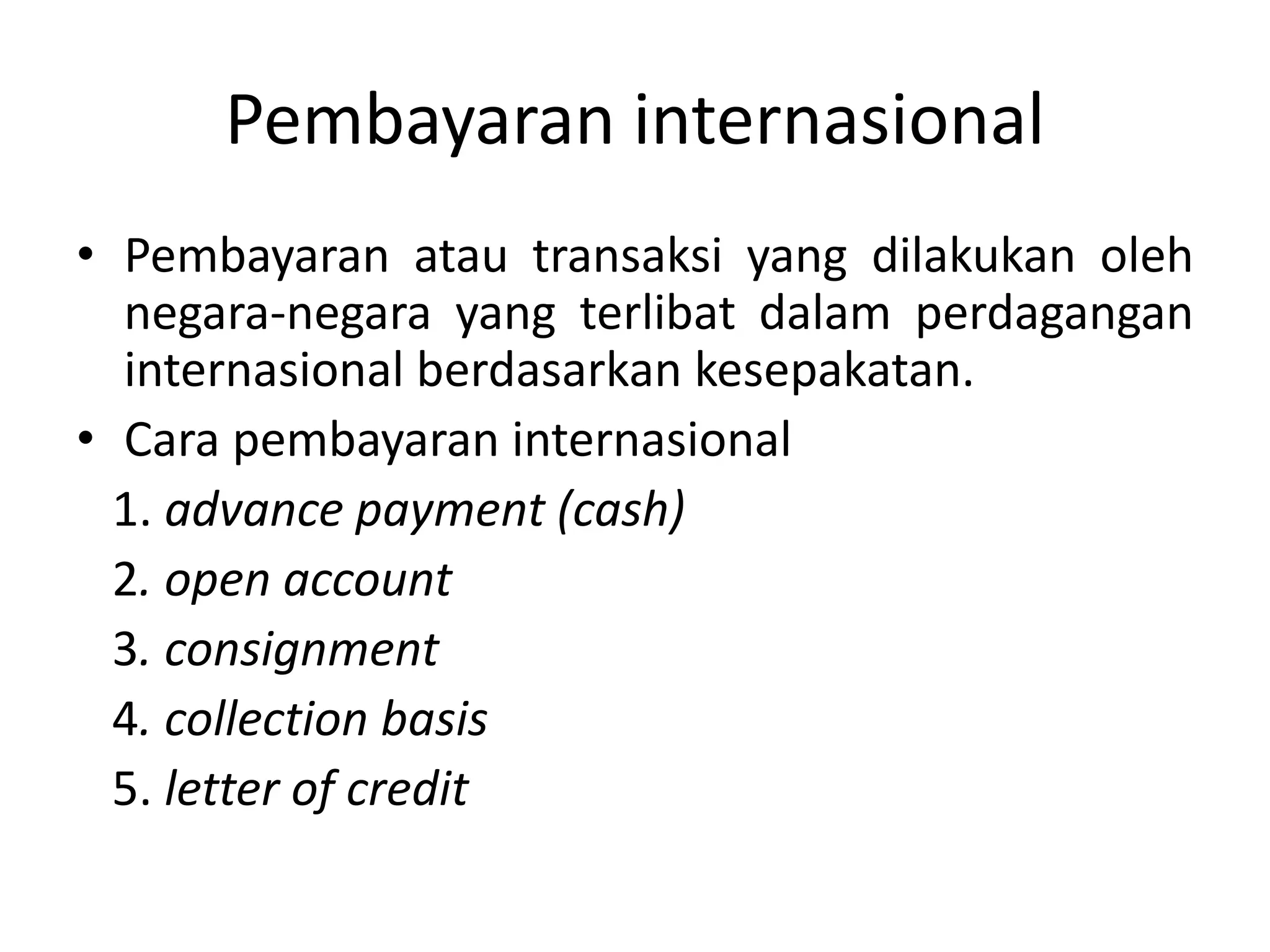 Moneter Internasional | PPTX