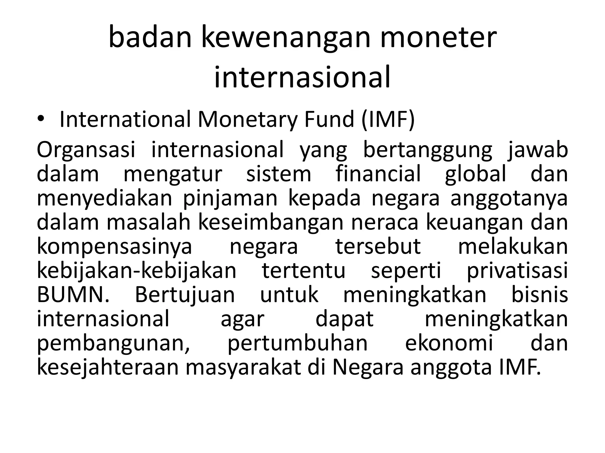 Moneter Internasional | PPTX