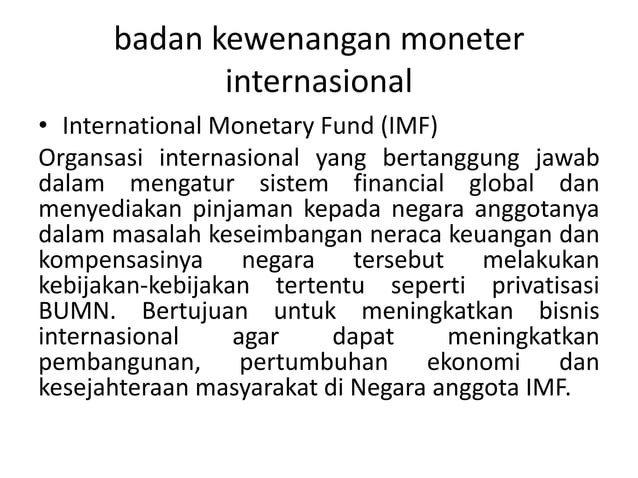 Moneter Internasional | PPTX