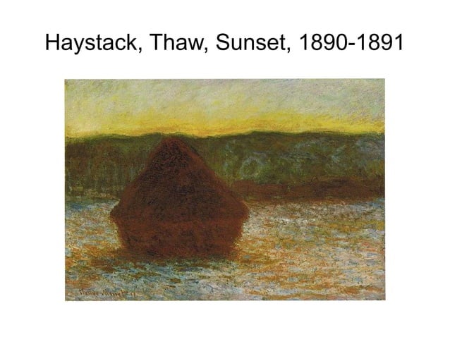 Monet Haystacks | PPT