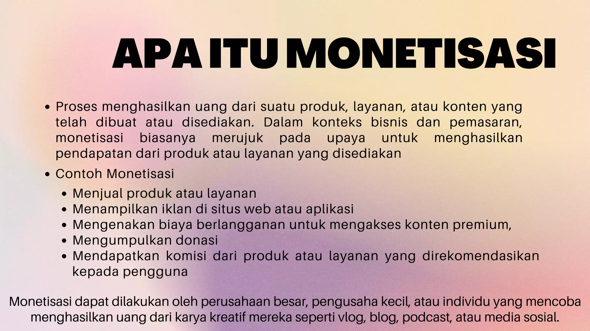 Digital Marketing V : Monetization | PDF