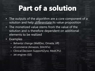 Monetization of Algorithms | PPT