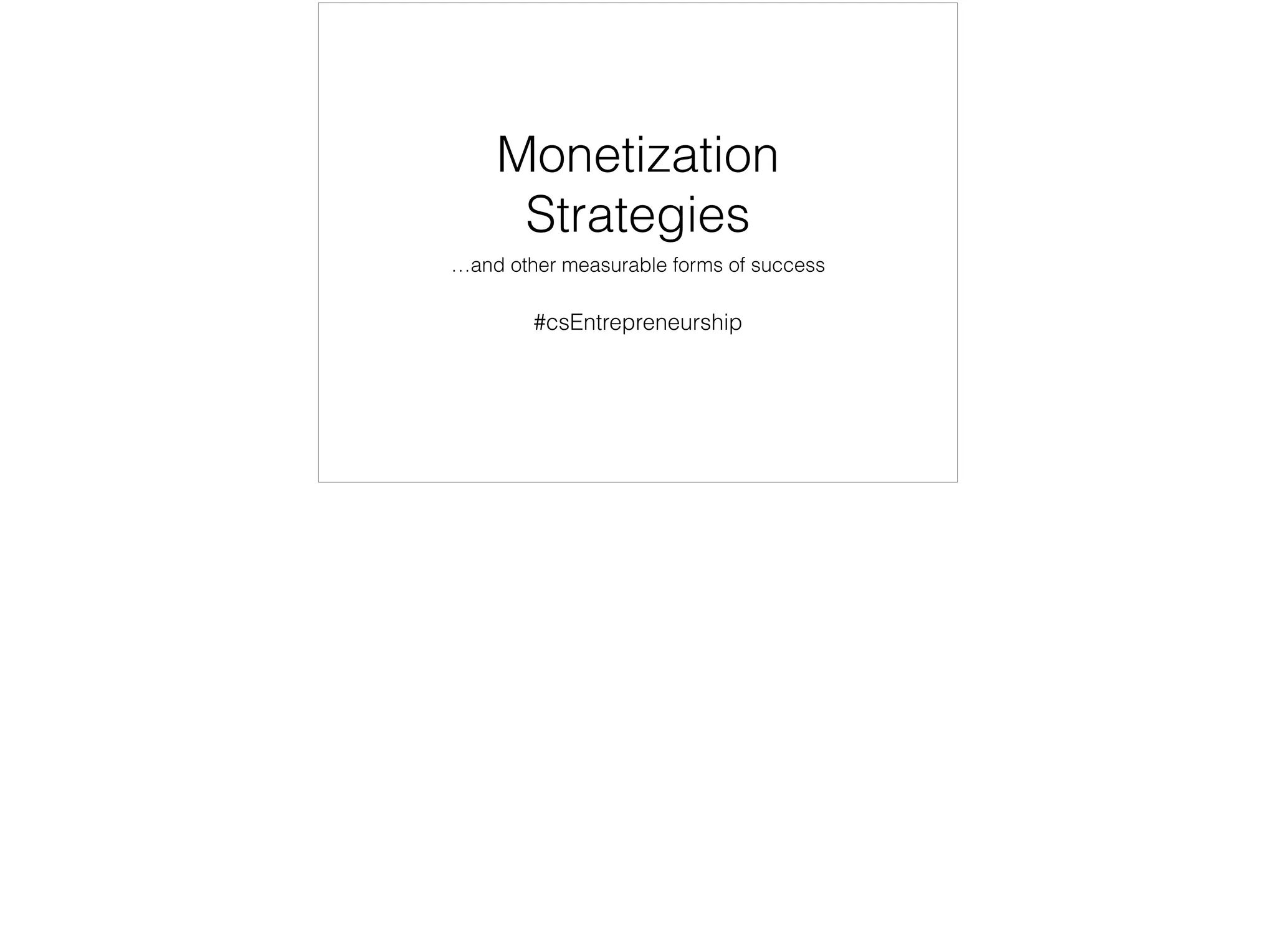 Monetization Strategies | PDF