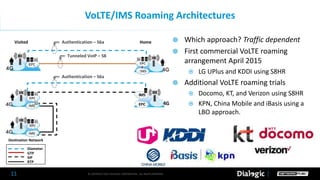 Monetizing the 4G Investment (Mobile Data, and VoLTE Roaming and ...