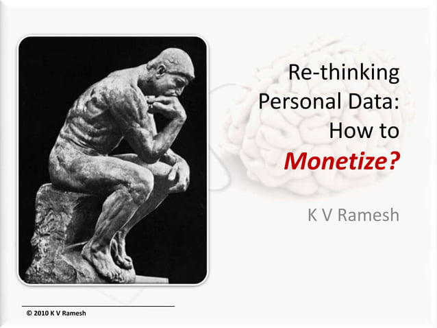 Monetizing personal data | PPT