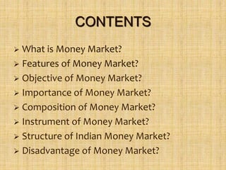 Money market | PPT