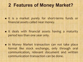 Money market | PPT