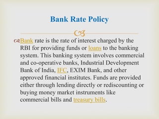 Monetory policy of india | PPTX
