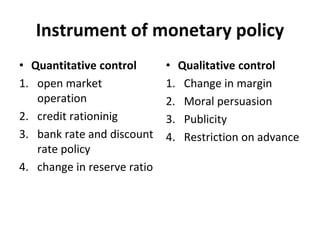 Monetory policy | PPT