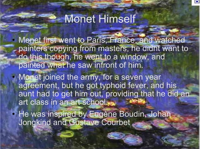 Monet power point | PPT