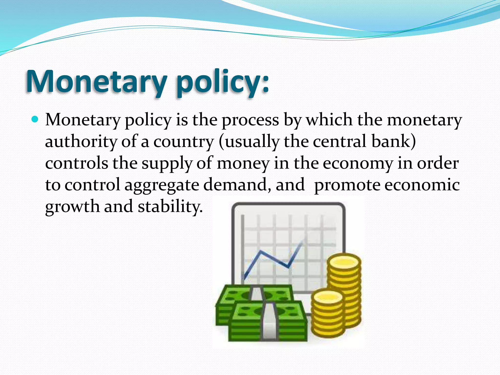 Monetary policy by Ali Roshaan | PPT