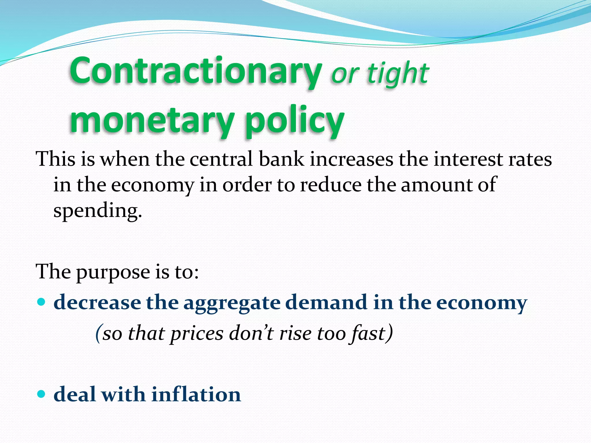 Monetary policy by Ali Roshaan | PPT