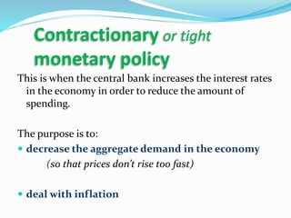 Monetary policy by Ali Roshaan | PPT