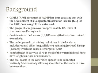 Lukus Monette, OSMRE, "Little Conemaugh Watershed Modeling Project" | PPT