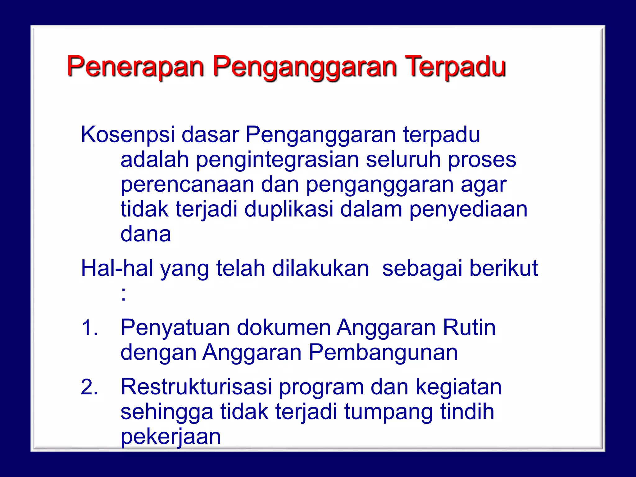 Sistem penganggaran | PPTX