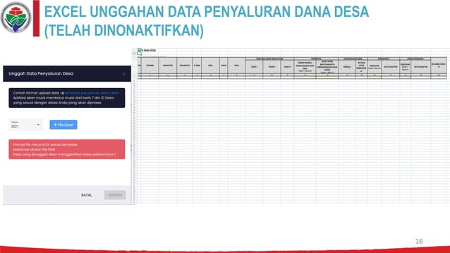 Monev Dana Desa Aplikasi Pendataan Pendamping Desa | PDF