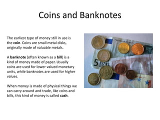 The World of Money | PPTX