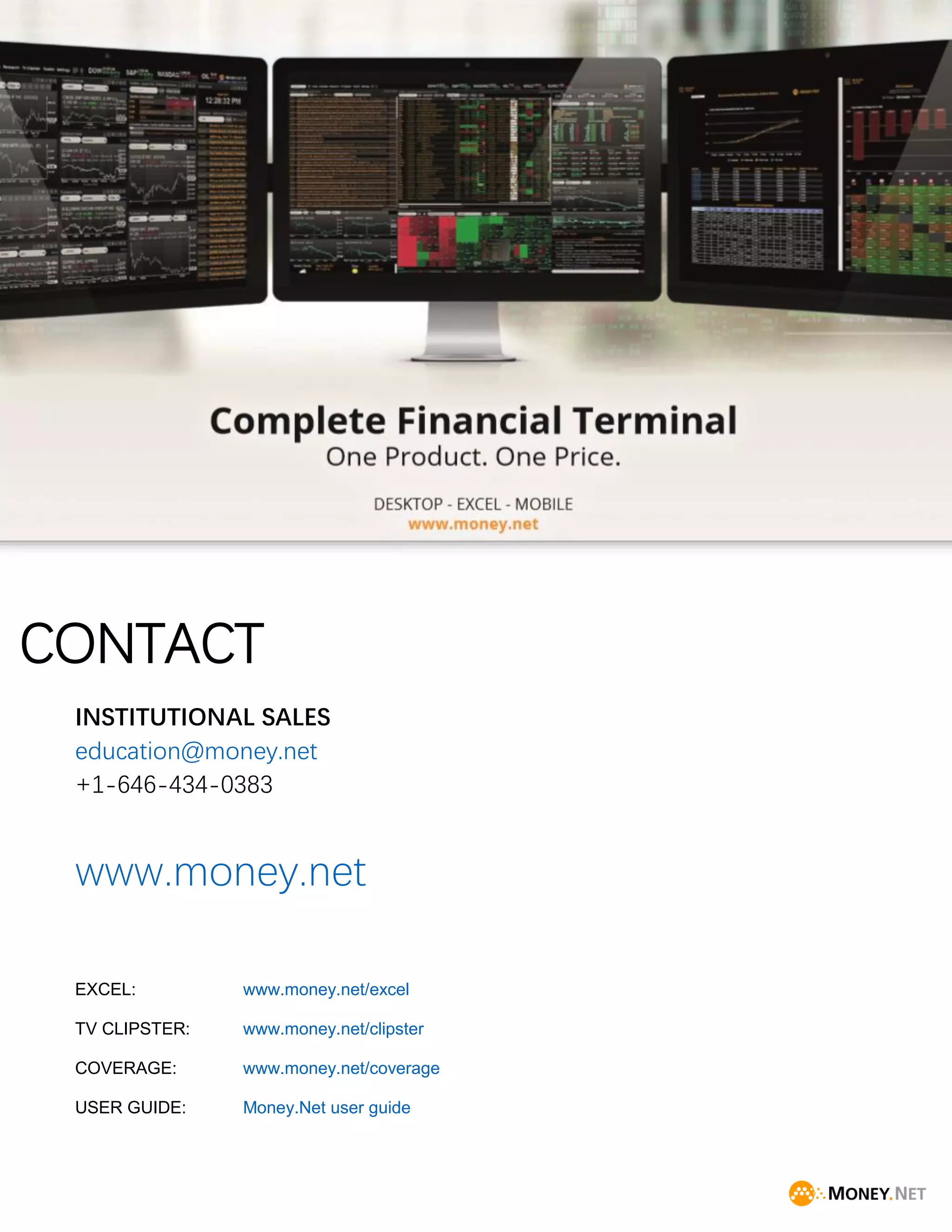 Money.Net Financial Terminal | PDF