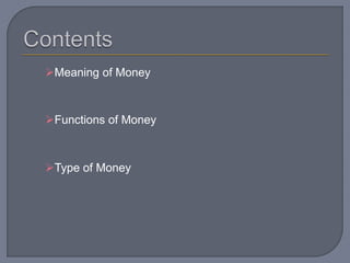 Money | PPTX