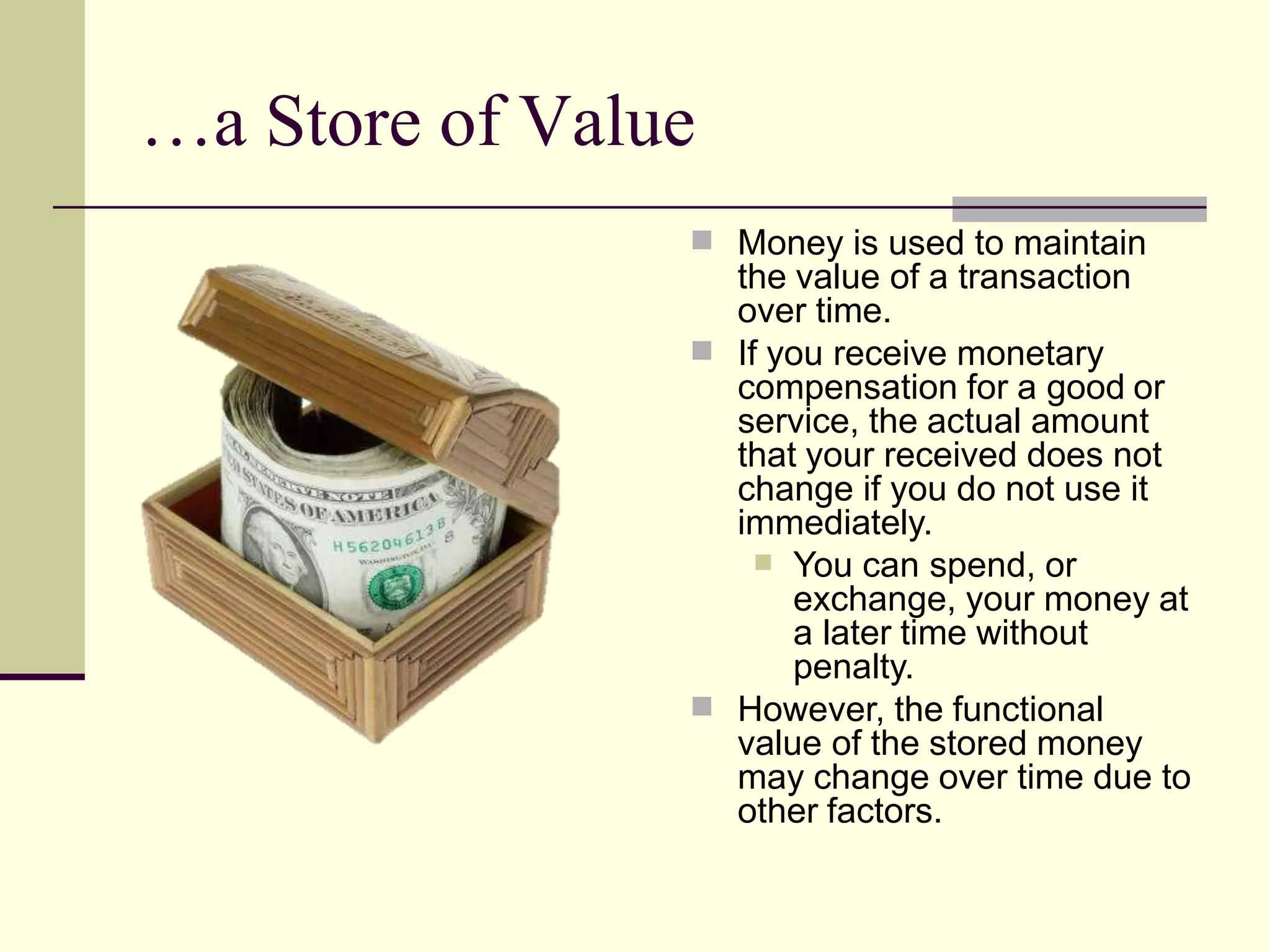 Money and Stage of money | PPTX | Currencies | Economy