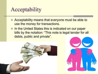 Money and Stage of money | PPTX | Currencies | Economy