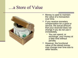Money and Stage of money | PPTX | Currencies | Economy