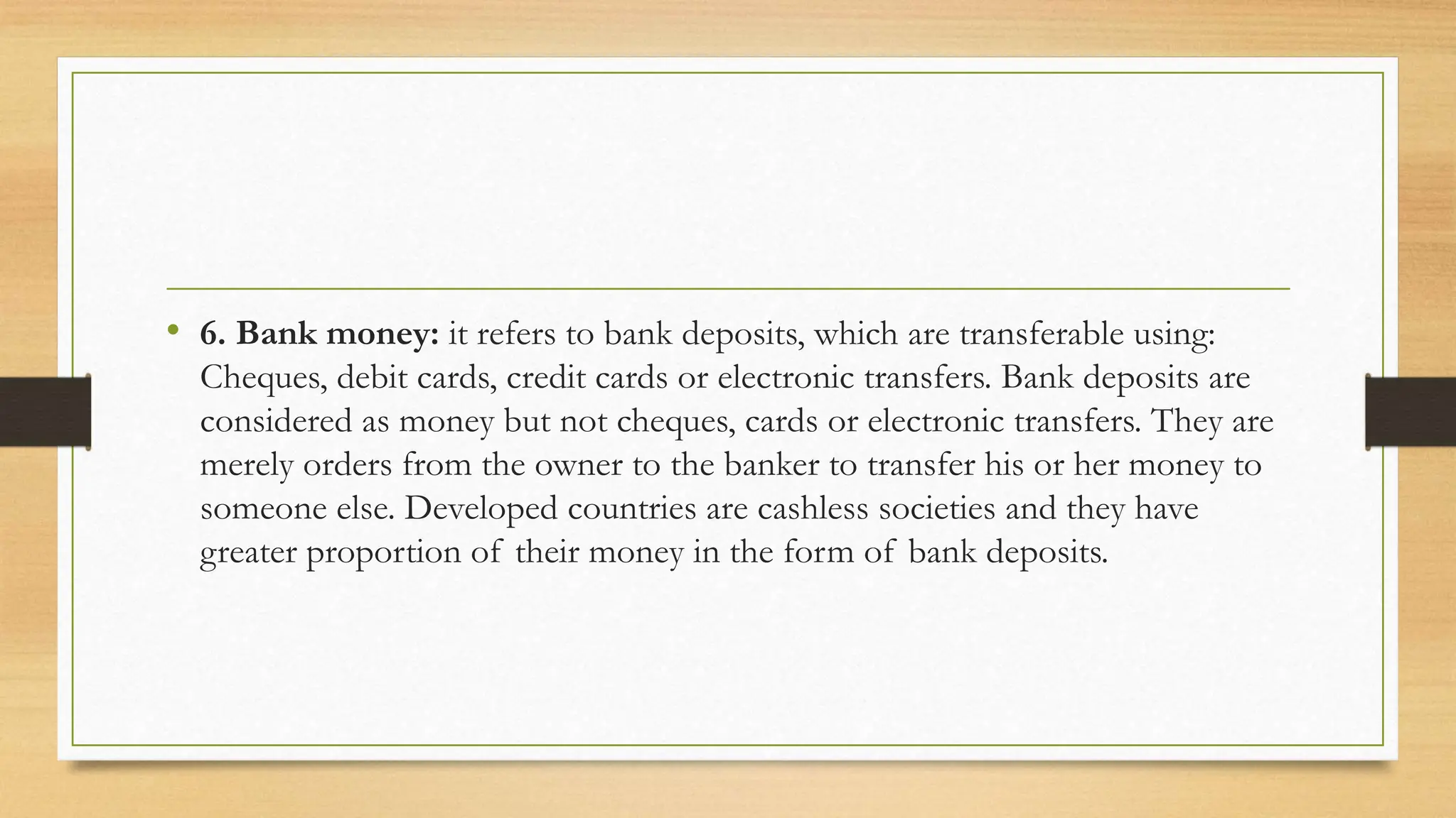 history of money and its characteristics | PPT