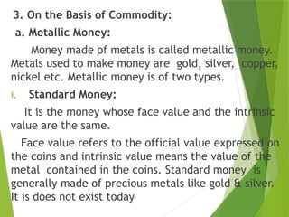 Money and it's categories and explanation | PPTX