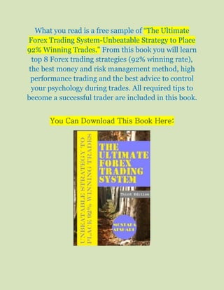 Money And Risk Management In Forex Trading | PDF