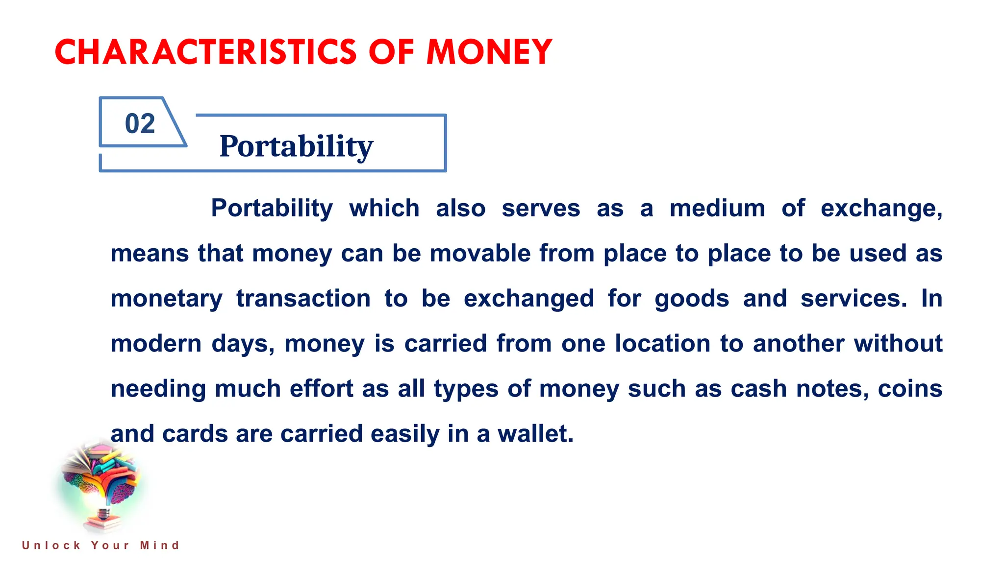 Money - Meaning - Definition - Characteristics | PPT